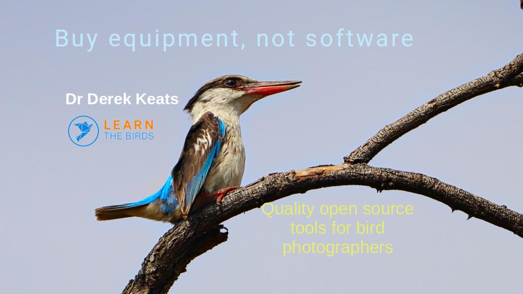 Webinar recording – Buy equipment not software: quality open source ...